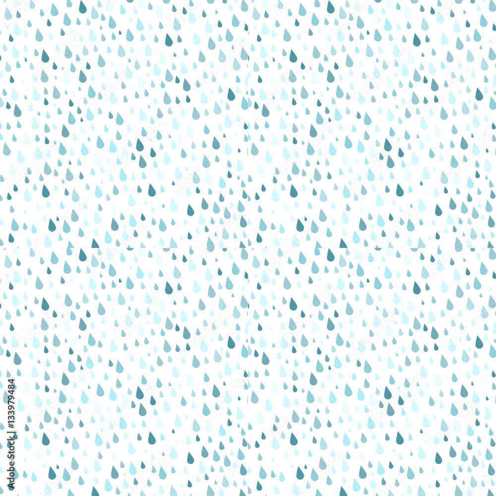 Rain drops pattern Stock Illustration | Adobe Stock