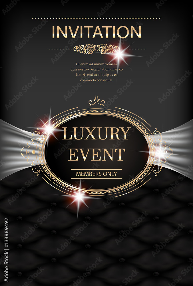 Event Invitation Background Design