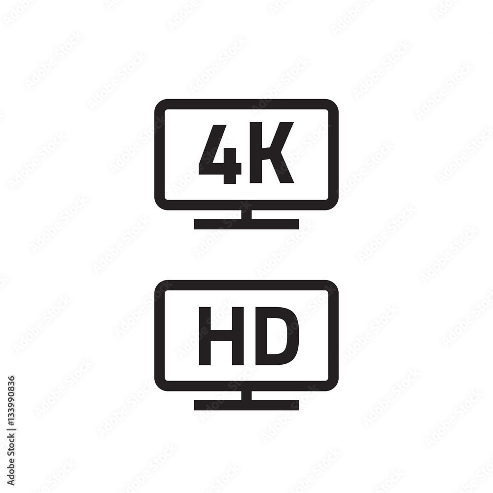 Hd Tv Icon