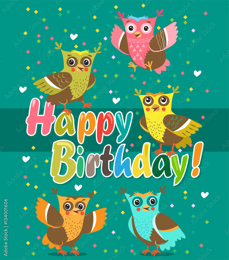 Owl Happy Birthday Sayings