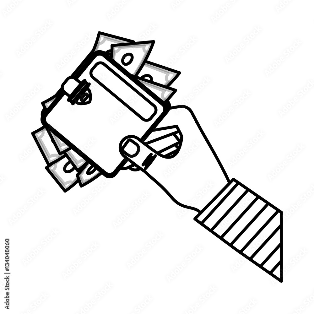 Money cash billet icon vector illustration graphic design Stock Vector ...