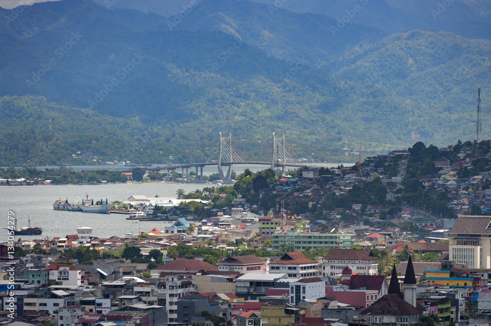 Ambon City, Indonesia. Ambon City on Ambon Island boasts excellent ...