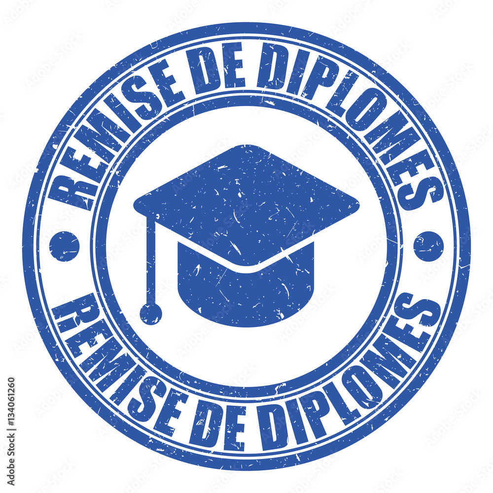 Logo remise de diplômes. Stock Vector | Adobe Stock