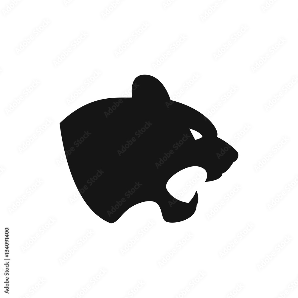 panther icon illustration Stock Vector | Adobe Stock