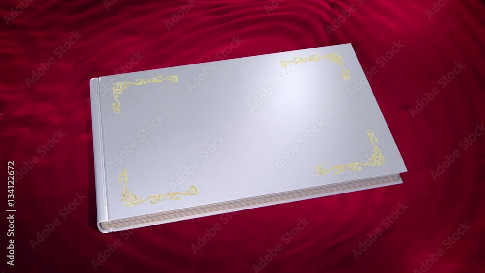 Book open. Three animated books. Books is opening to the front page ...