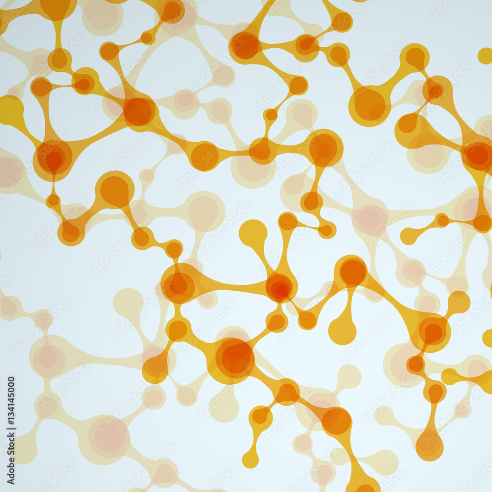 Abstract DNA background. Vector illustration. Beautiful structure of ...