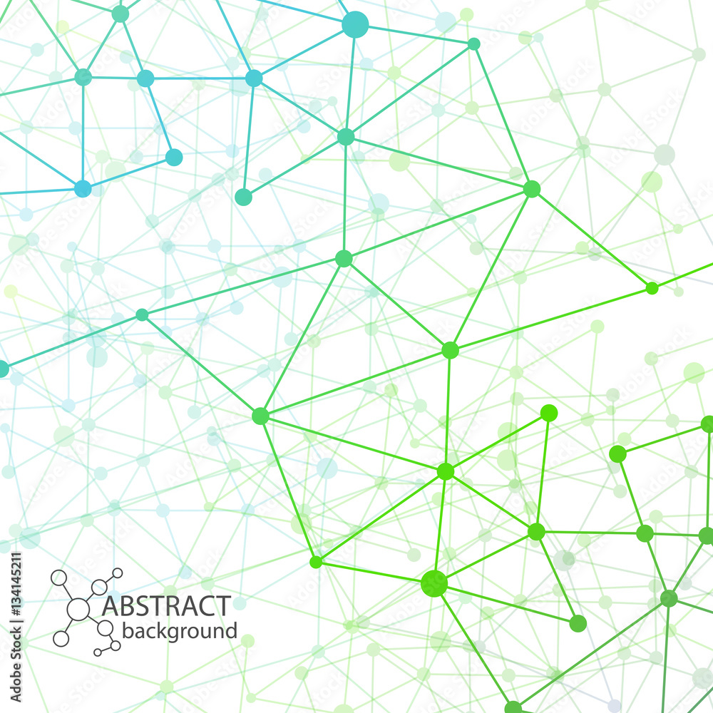 Abstract DNA background. Vector illustration. Beautiful structure of ...