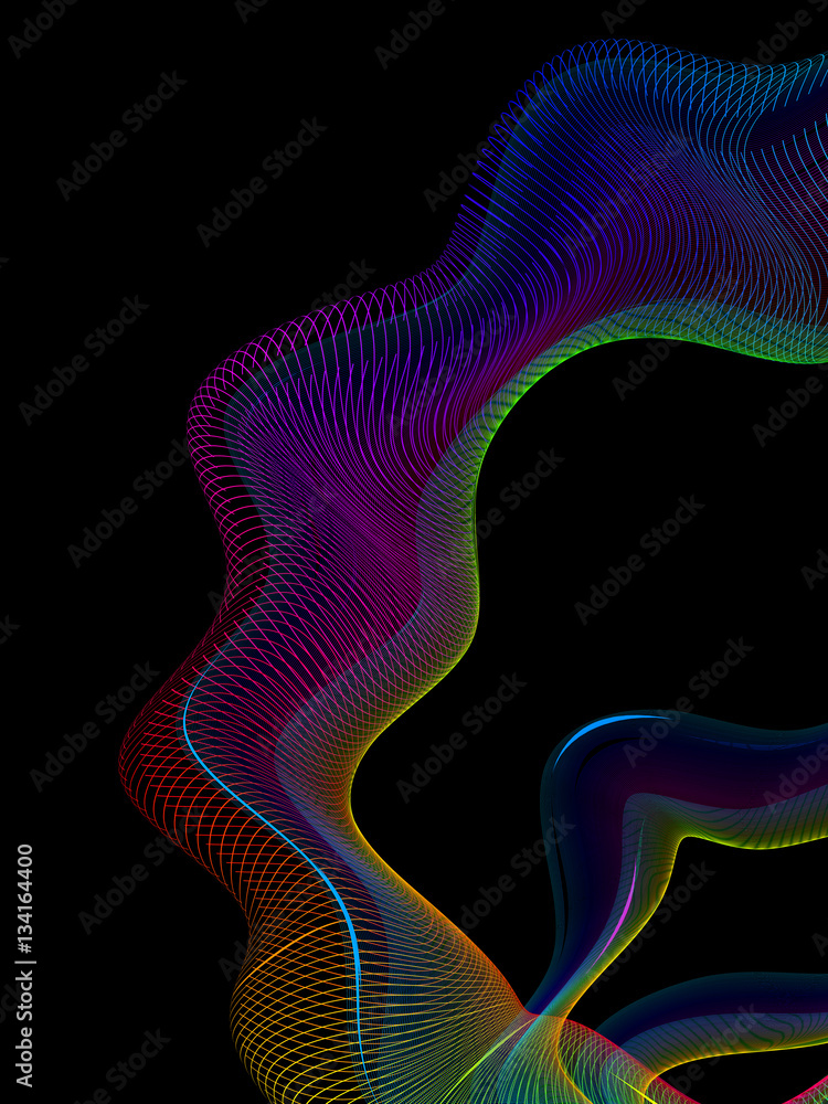 abstract stylized lines, vector Stock Vector | Adobe Stock