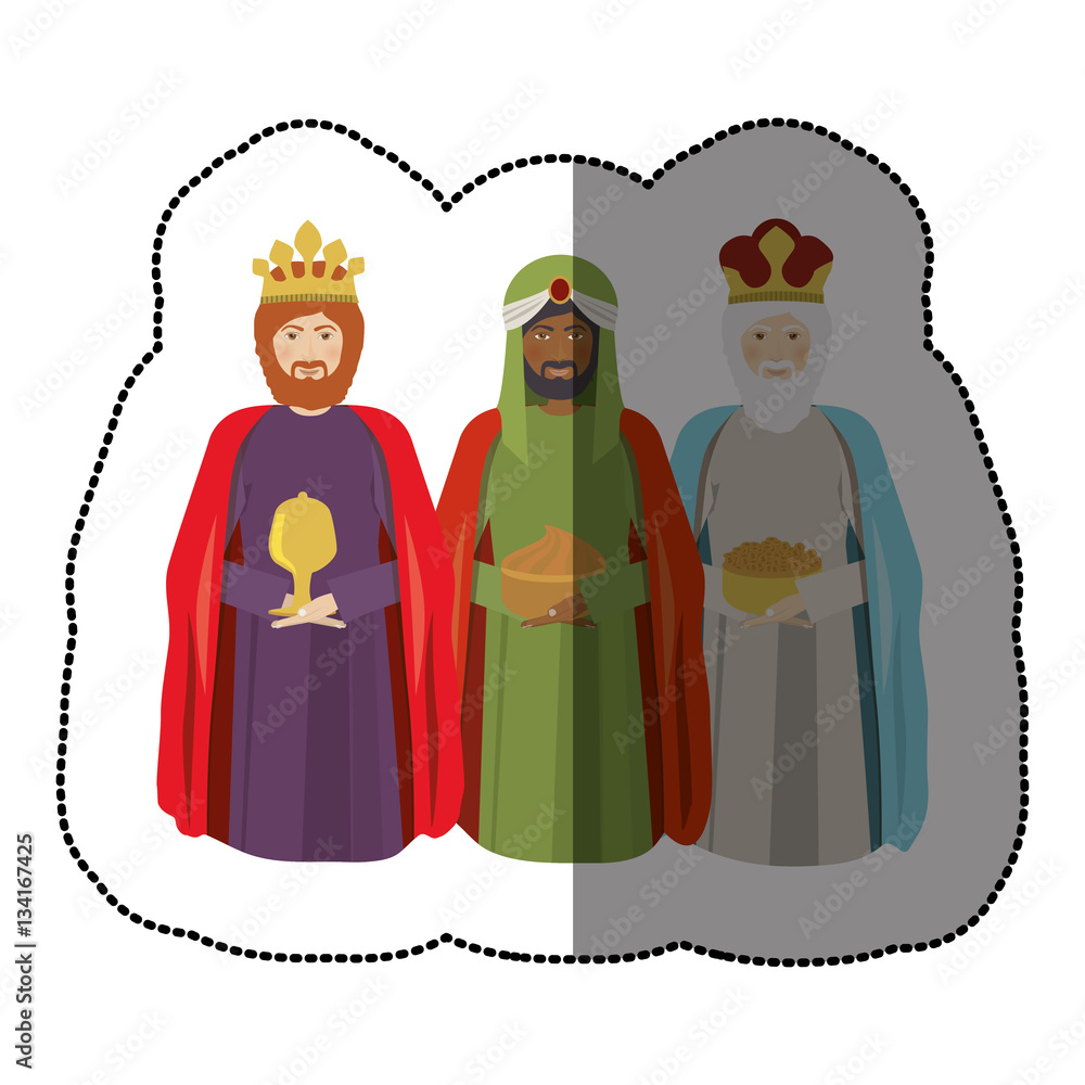 three wise men icon vector illustration graphic design Stock Vector | Adobe Stock