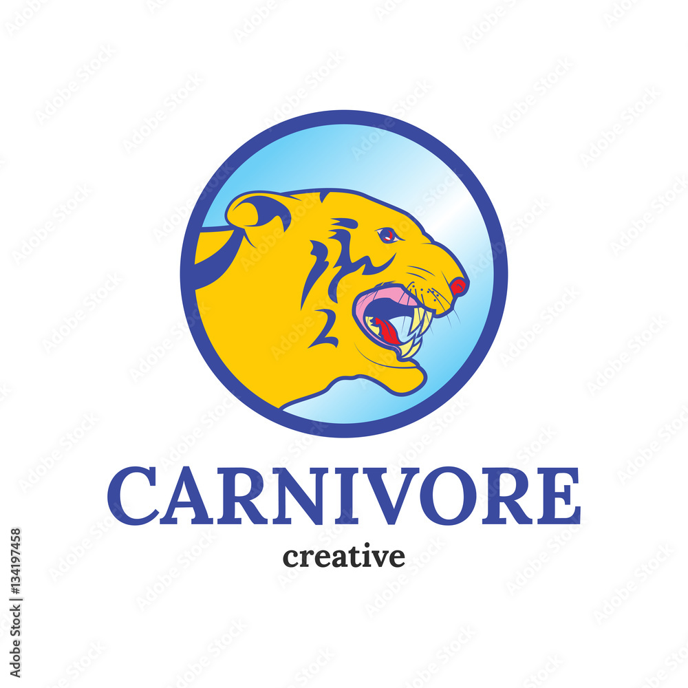 Vettoriale Stock Carnivore Logo Template | Adobe Stock
