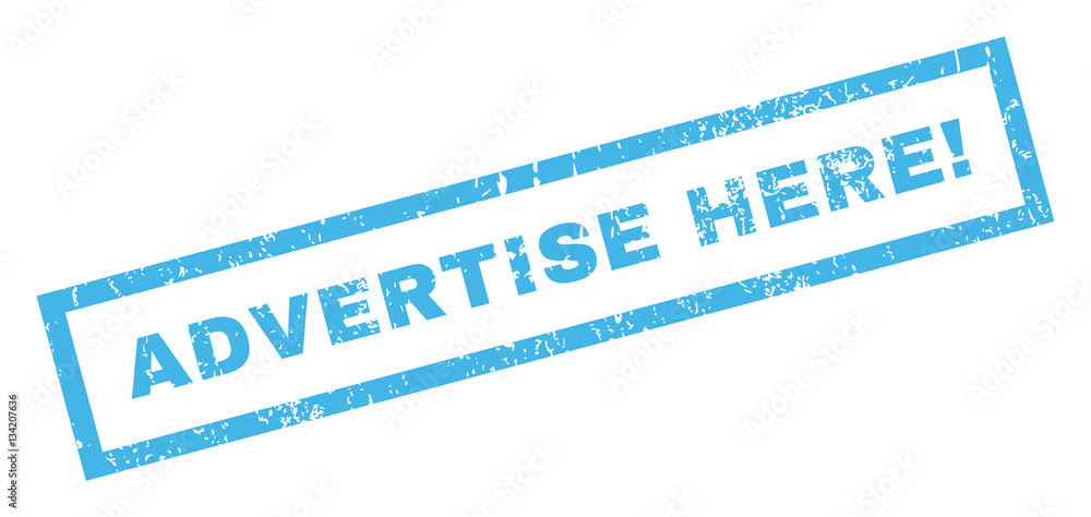 Advertise Here! text rubber seal stamp watermark. Caption inside ...