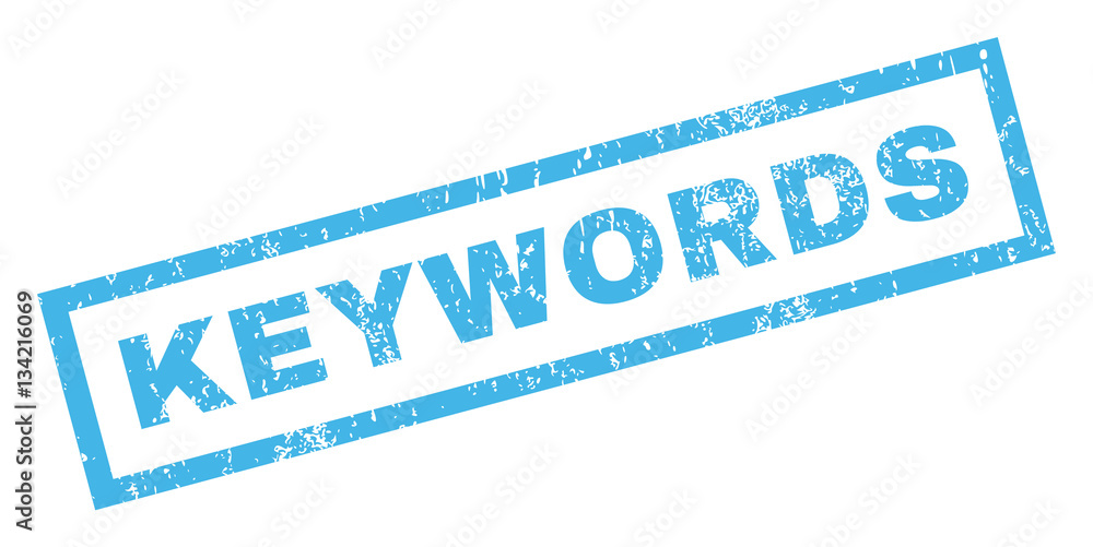 Keywords text rubber seal stamp watermark. Tag inside rectangular ...