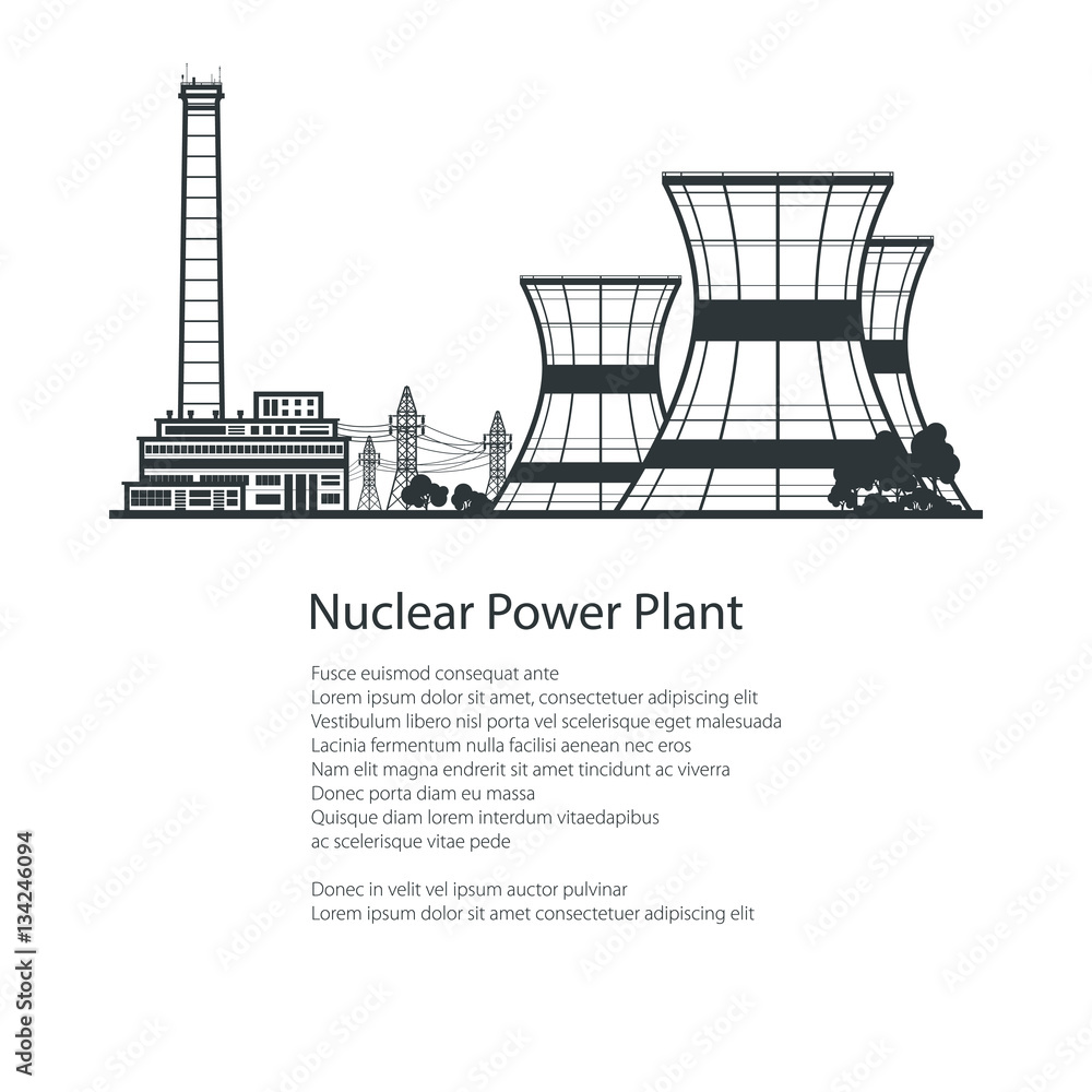 Power Plant Silhouette