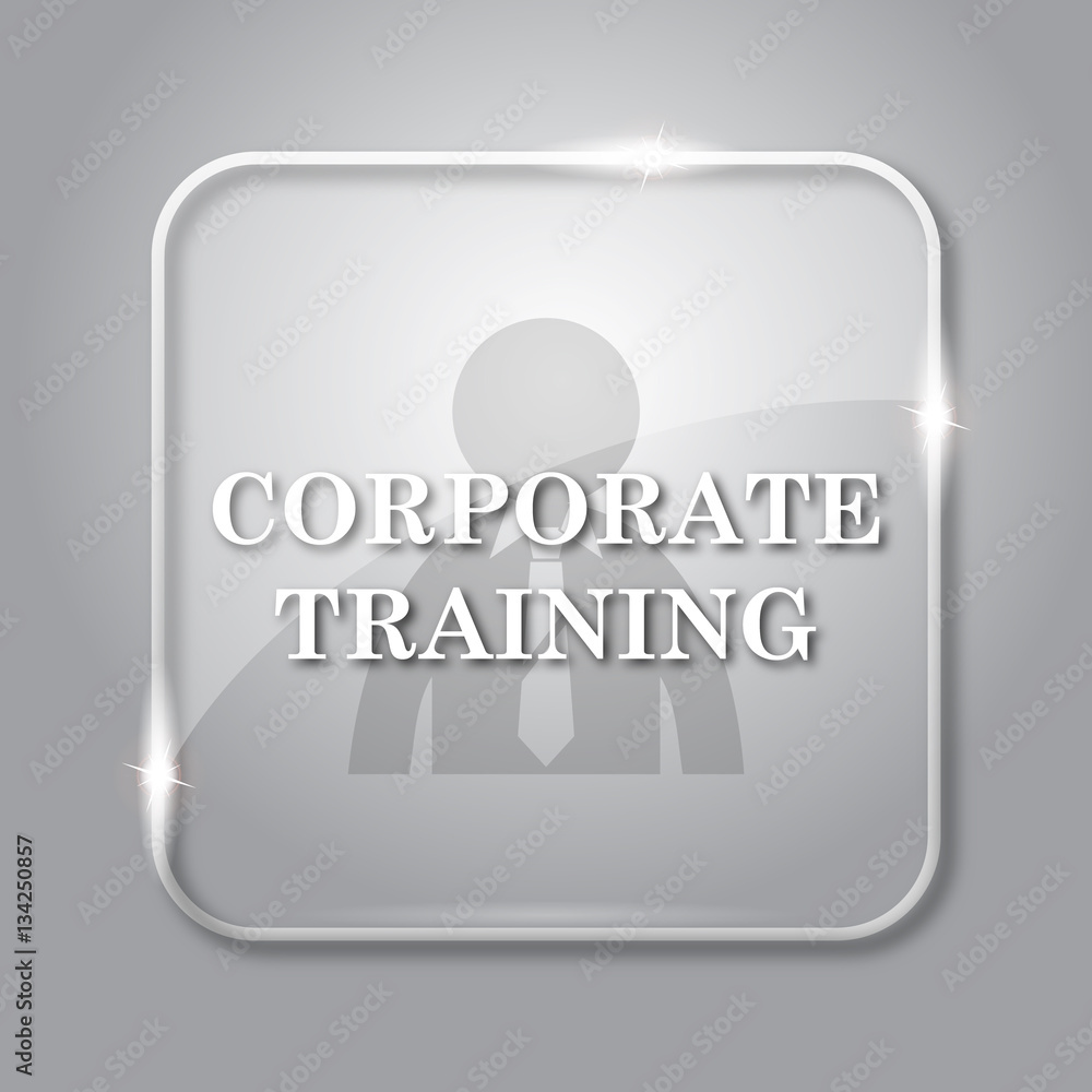 Corporate training icon Stock Illustration | Adobe Stock