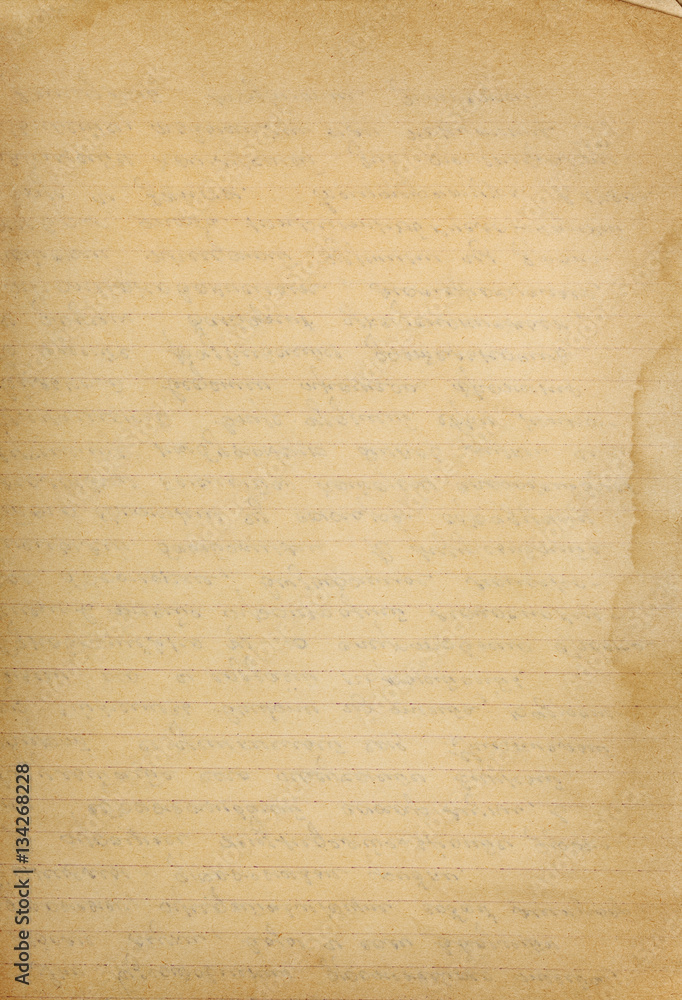 Vintage lined paper Stock Photo | Adobe Stock