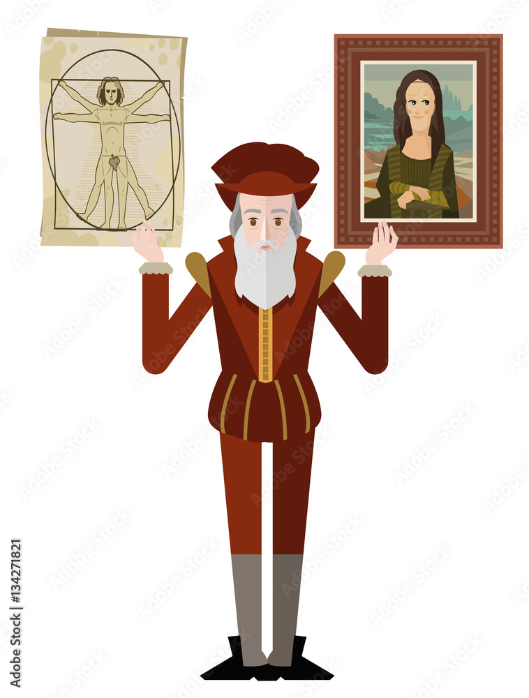 great italian renaissance great painter with woman portrait and human ...