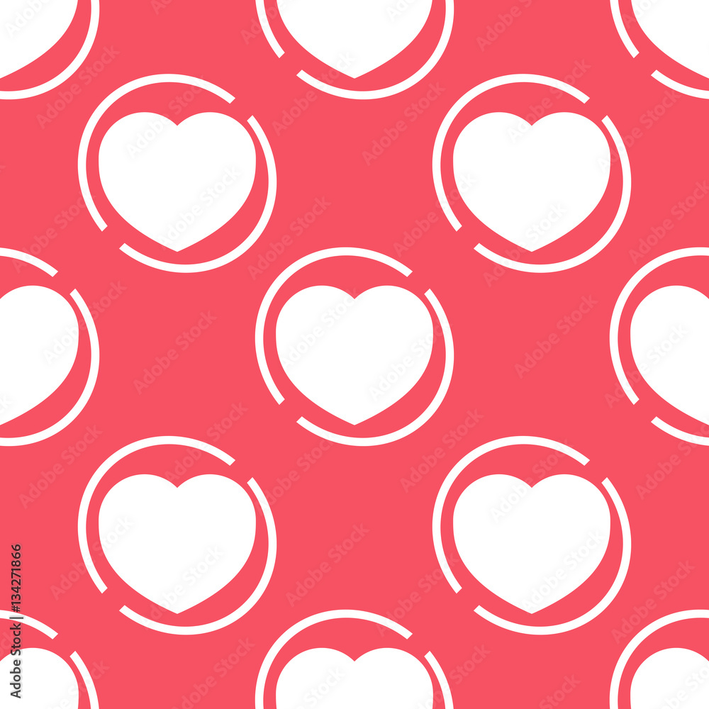 Seamless pattern with heart. vector background. Holiday texture ...