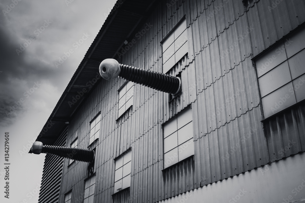 horror experimental power laboratory, electricity high voltage lab ...