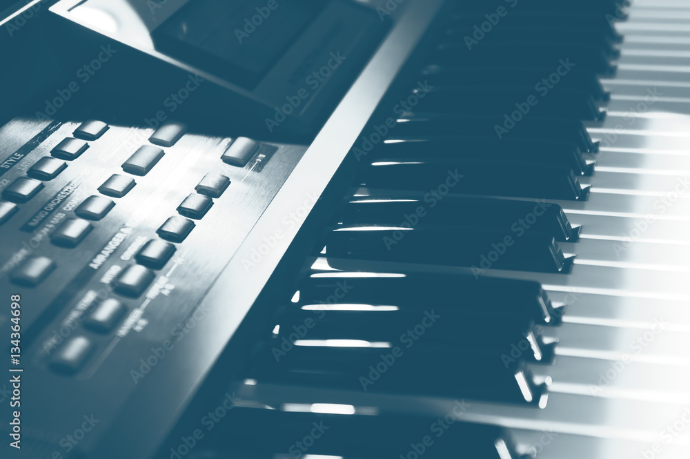 Electronic musical instrument. Stock Photo | Adobe Stock