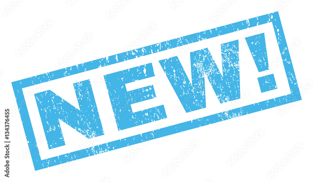 New! text rubber seal stamp watermark. Caption inside rectangular shape ...