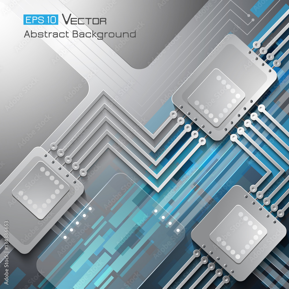 Technical abstract background Stock Vector | Adobe Stock