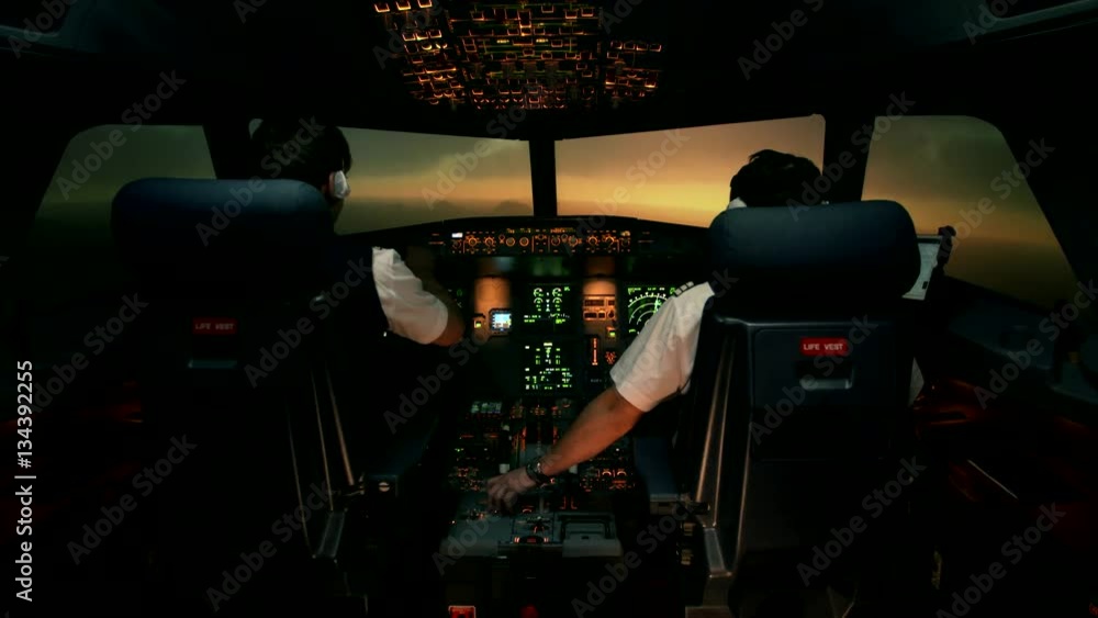 Beautiful view trough windscreen or windshield front window of modern ...