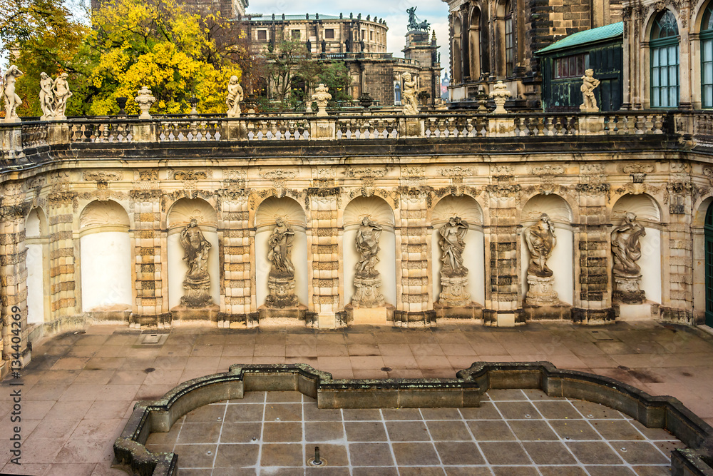 Nymphenbad (Nymph Bath) Sculptures. Zwinger Palace. Dresden. foto de ...