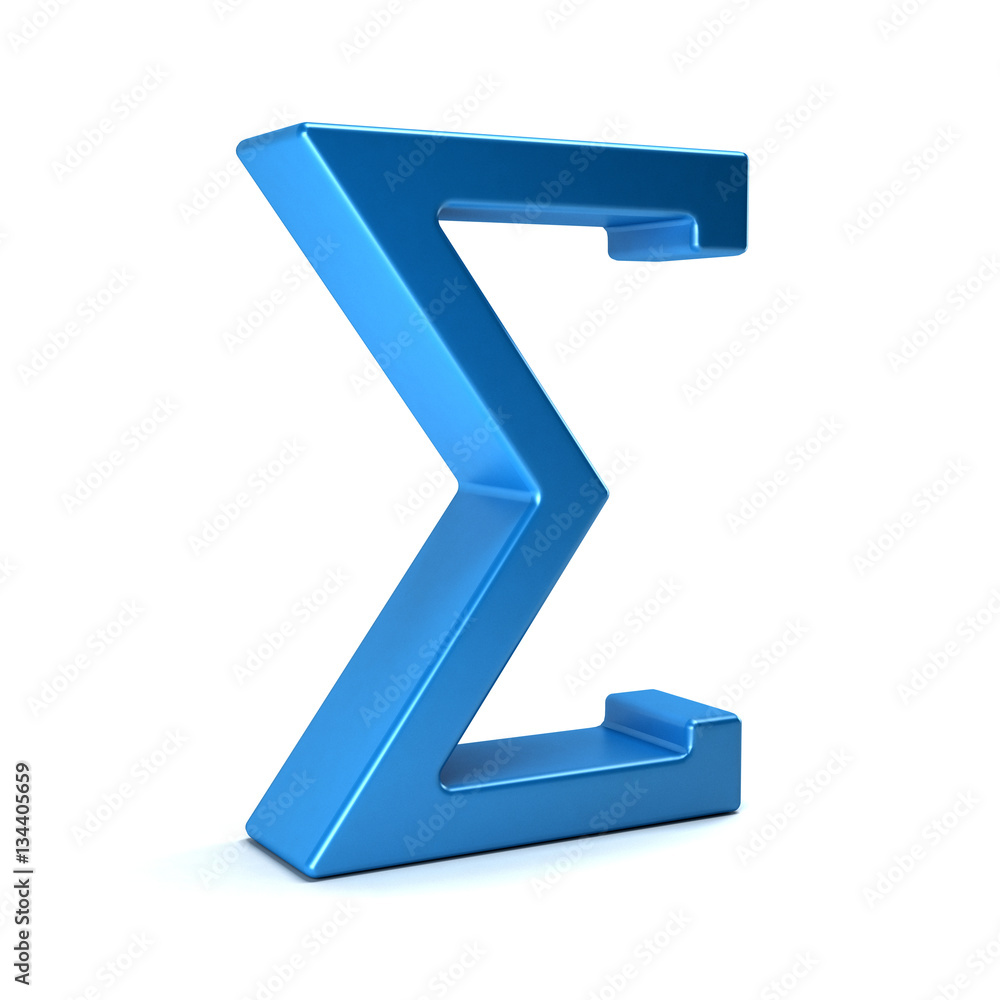 Sigma, Summation Symbol. 3D Rendering Illustration Stock Illustration ... Sigma, Summation Symbol. 3D Rendering Illustration Stock Illustration ...