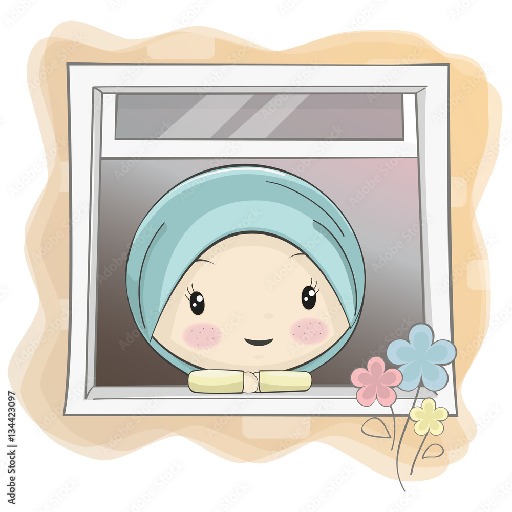 Muslim Girl Clipart