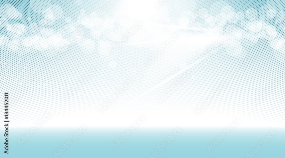 Digital vector abstract empty light blue background with bubbles and ...