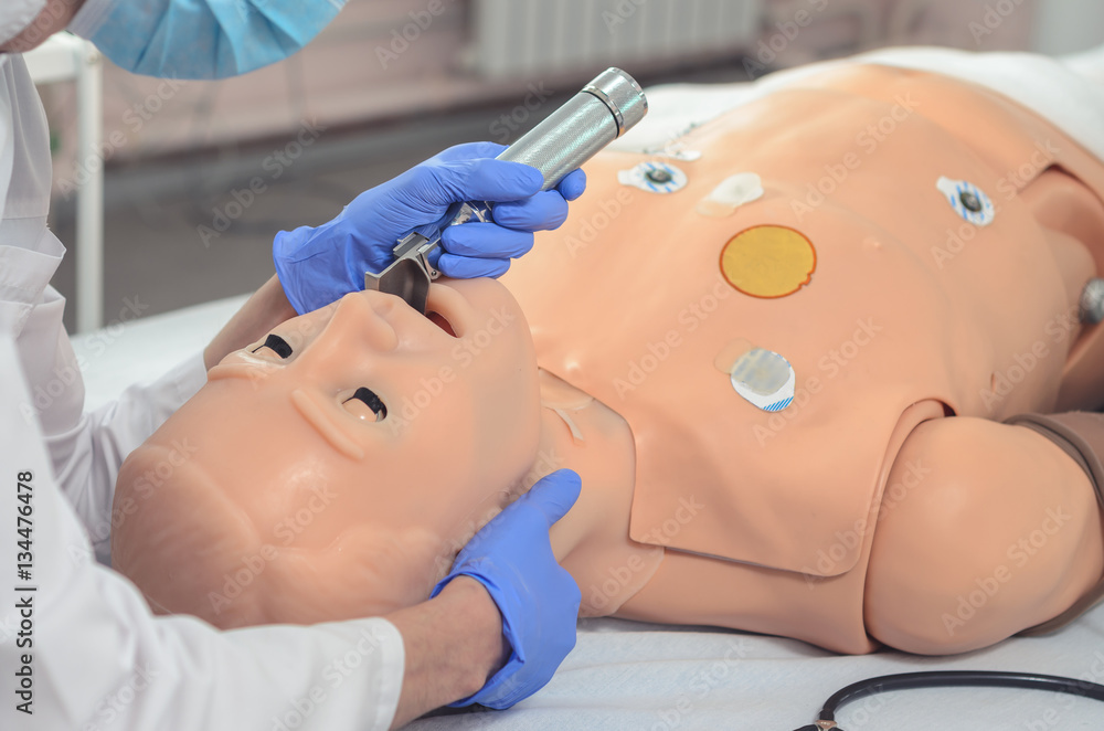 Endotracheal intubation Stock Photo | Adobe Stock