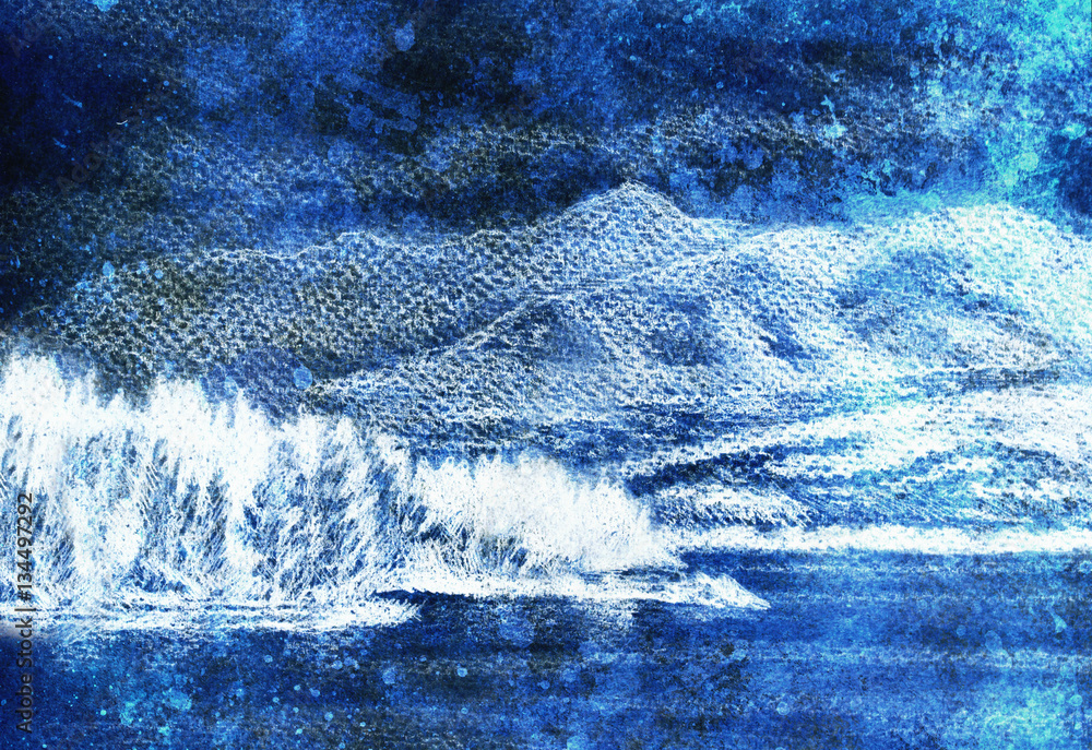 Lake Drawing Color