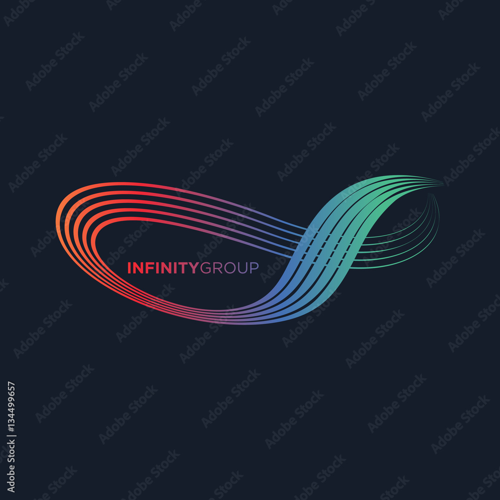infinity symbol Stock Vector | Adobe Stock