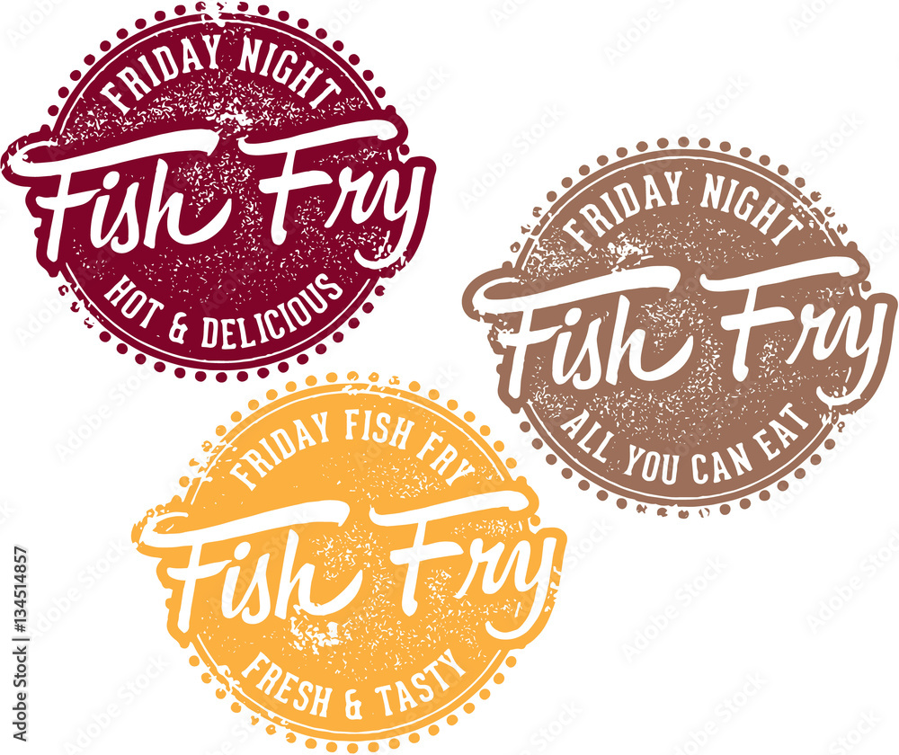 Friday Night Fish Fry Stock Vector | Adobe Stock