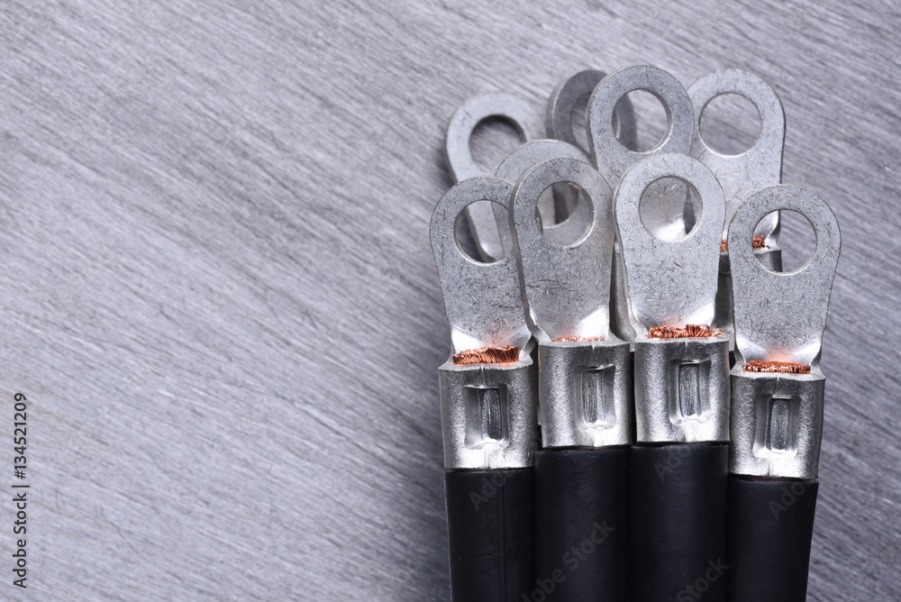 Electrical Cable with Cable Lug Stock Photo | Adobe Stock