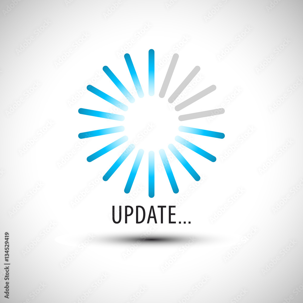 Upload progress indicator Bar. Web preloader. Vector Illustration ...