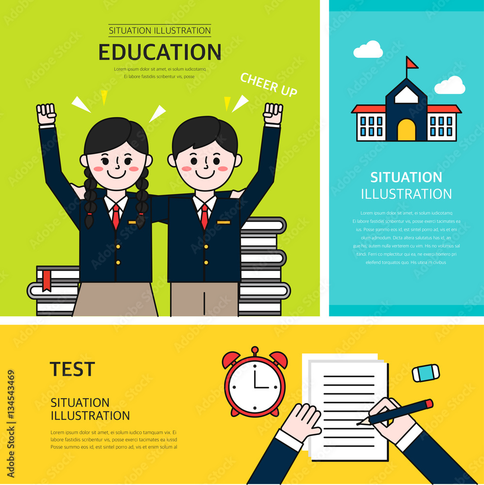 education illustration Stock Vector | Adobe Stock
