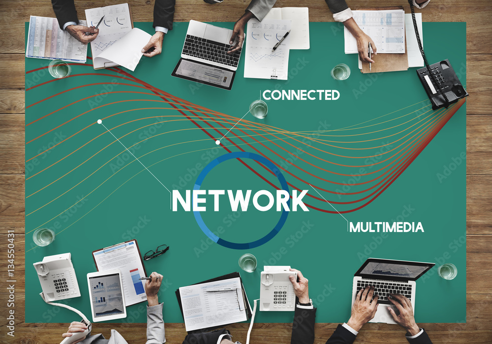 Network Communication Connection Web concept Stock-Foto | Adobe Stock