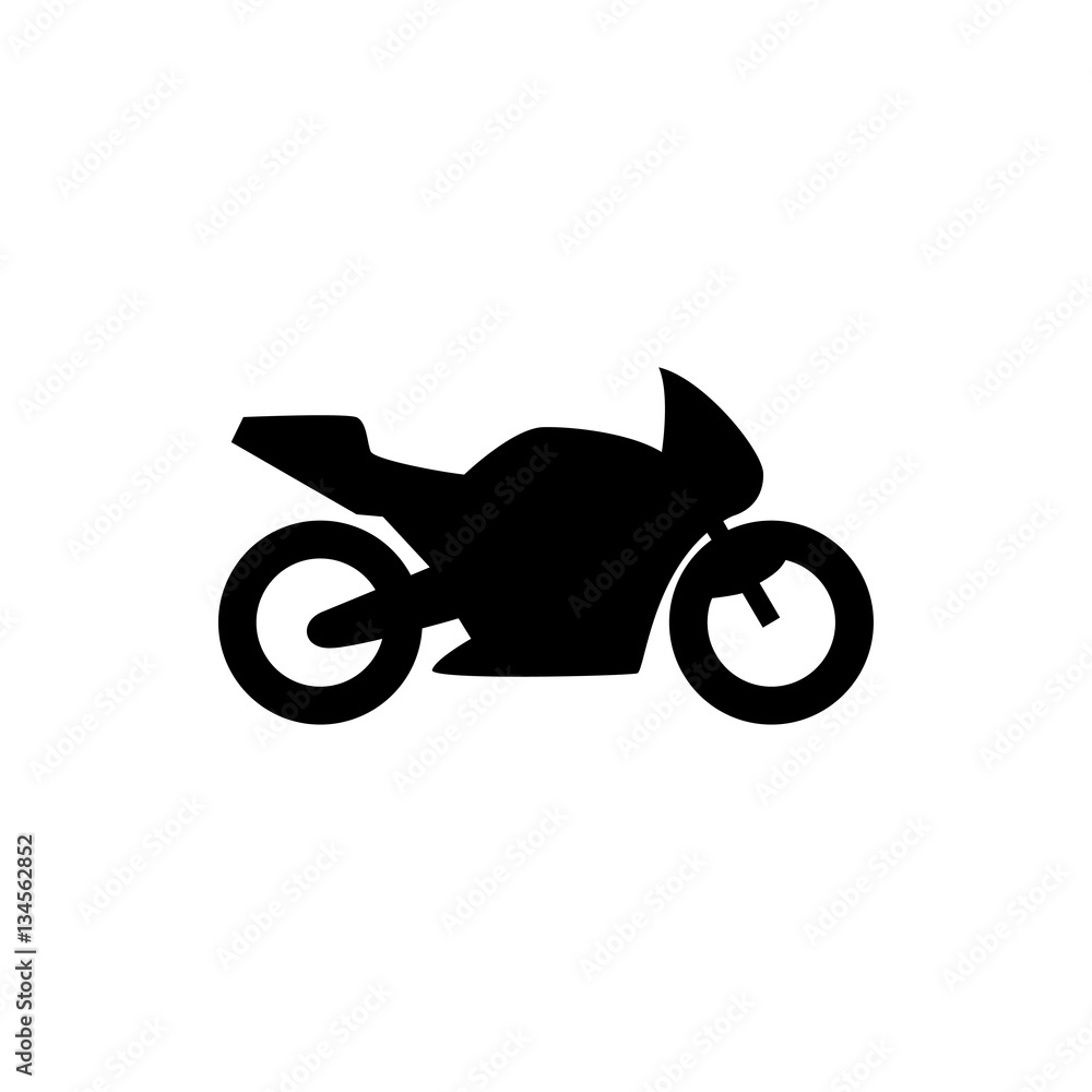 motorbike icon illustration Stock Vector | Adobe Stock