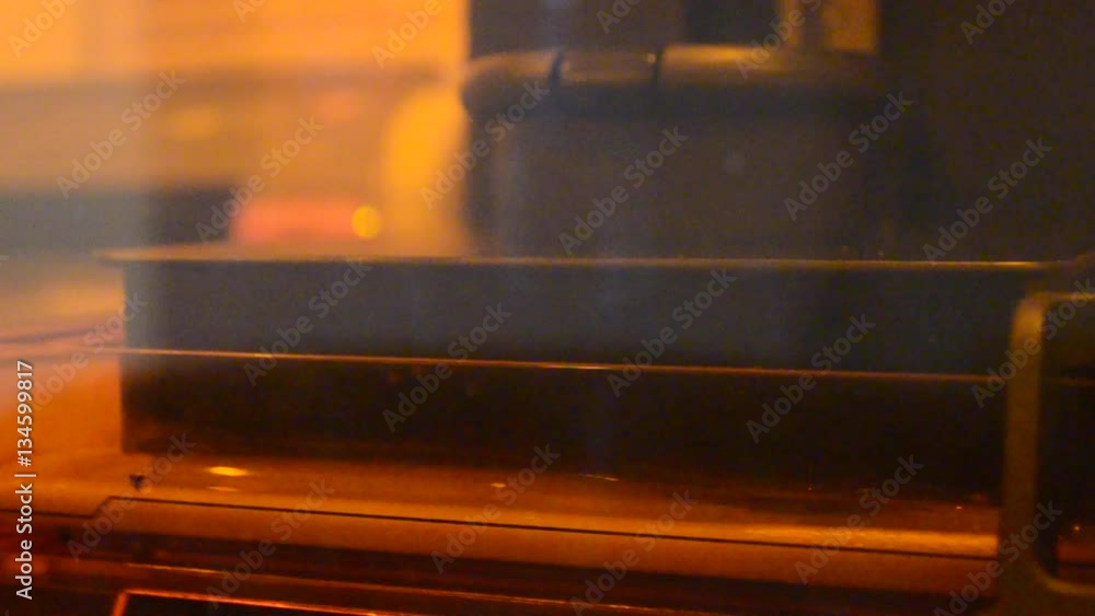 Stereolithography DPL 3d printer create detail and liquid drips ...