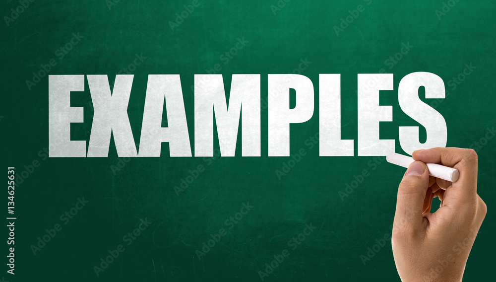 Examples Stock Photo | Adobe Stock