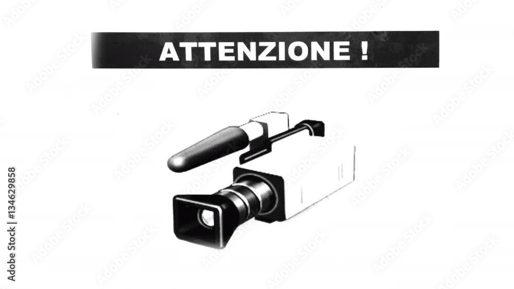a sequence of found cctv camera signs and symbols put together into a ...