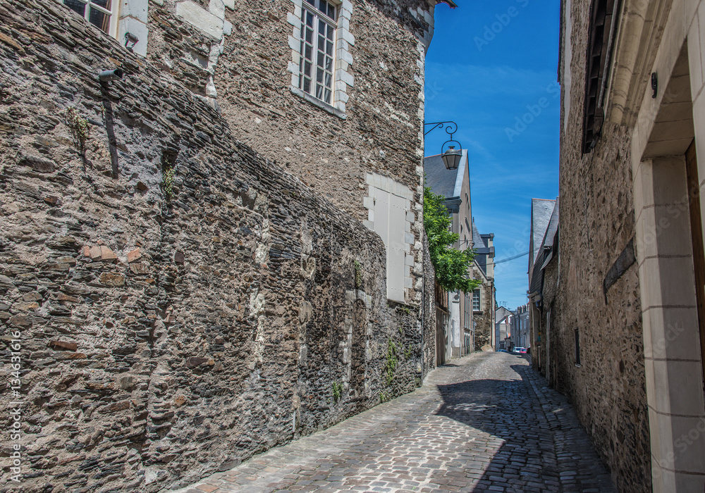 Quartier de la Doutre, Angers, France Stock Photo | Adobe Stock