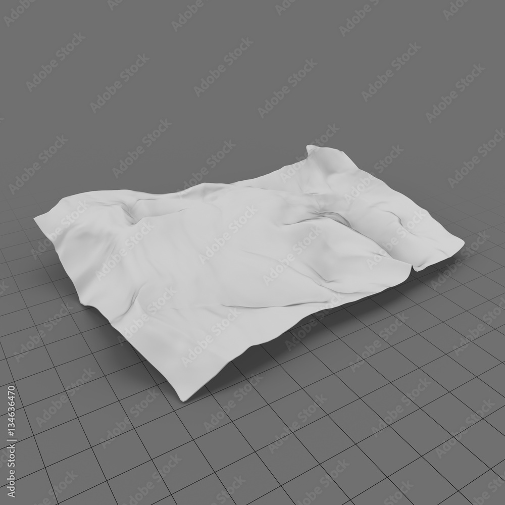 Paper Crumpled 02 Stock 3D asset | Adobe Stock
