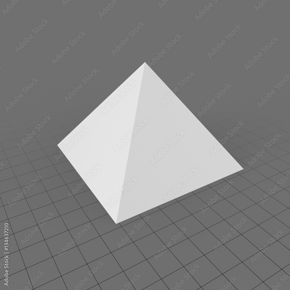 Pyramid Stock 3D asset | Adobe Stock