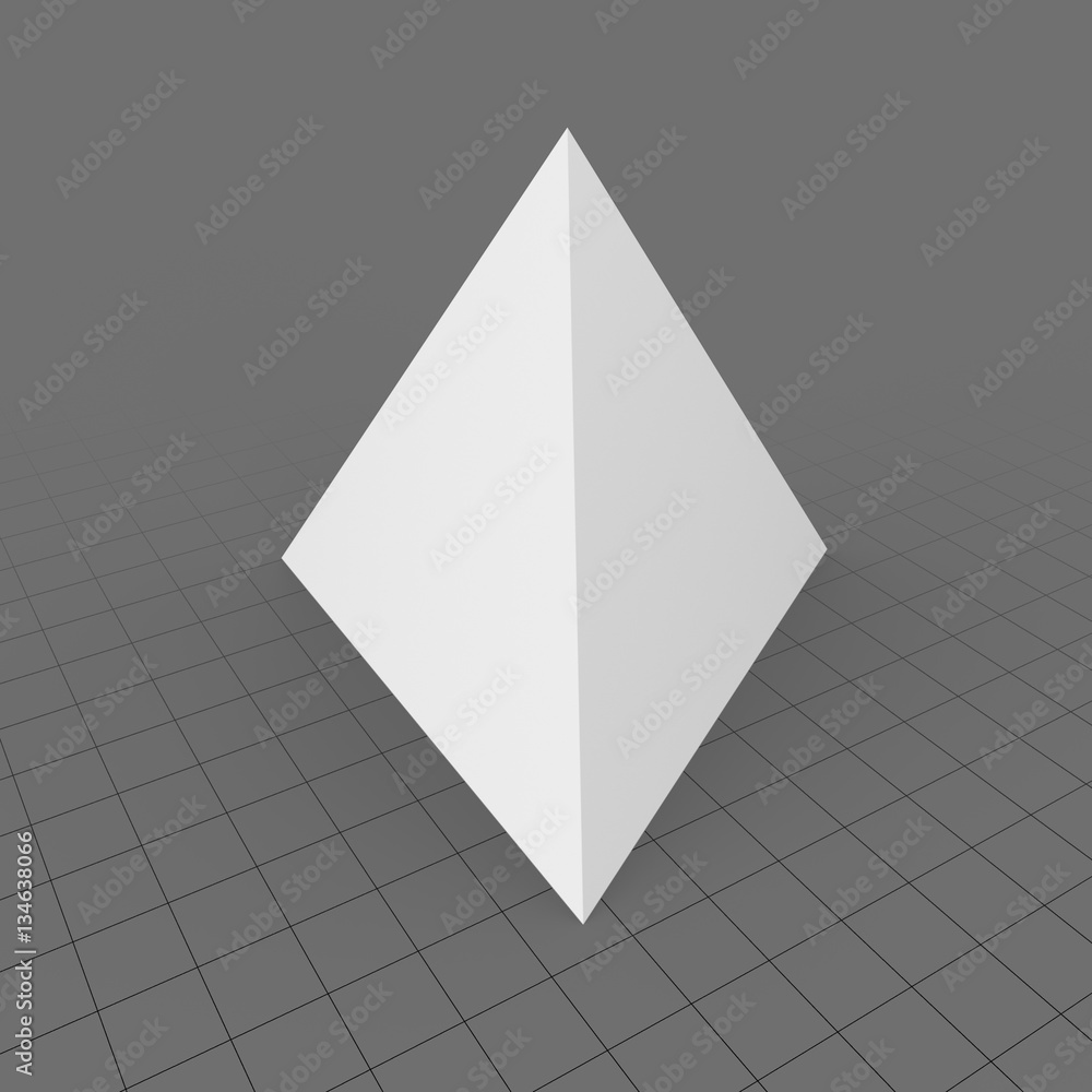 Tetrahedron Stock 3D asset | Adobe Stock