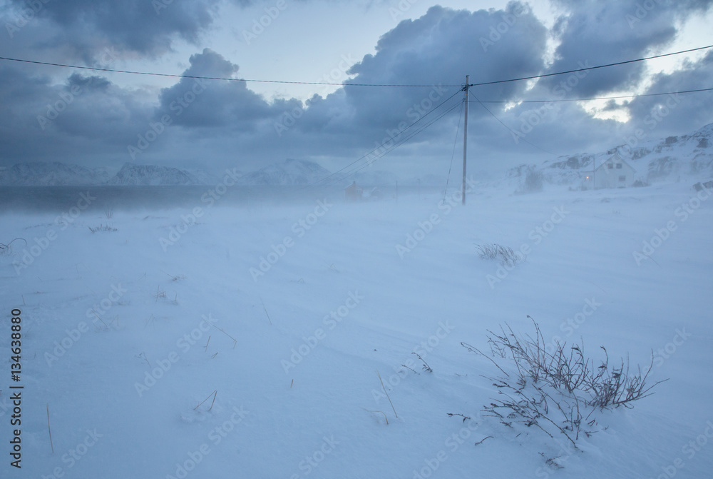Photo & Art Print Drifting snow, Anne Olsen-Ryum