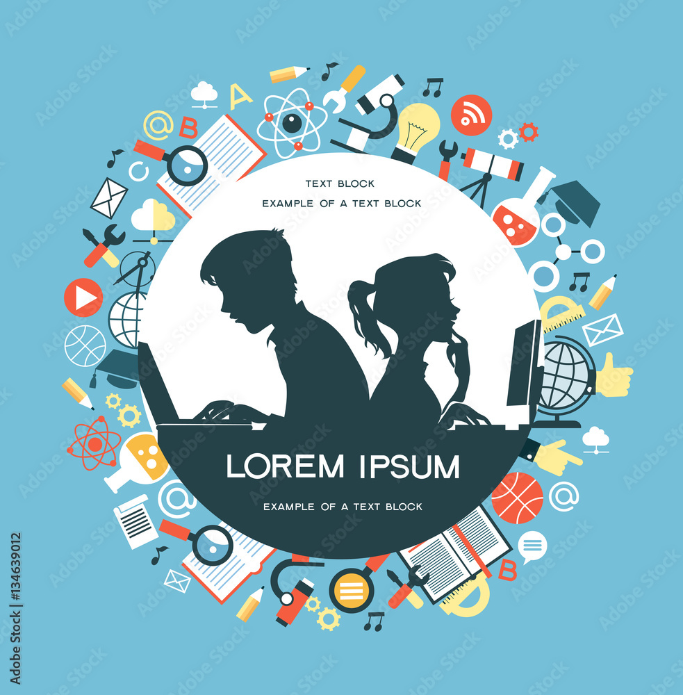 concept education infographics Stock Vector | Adobe Stock