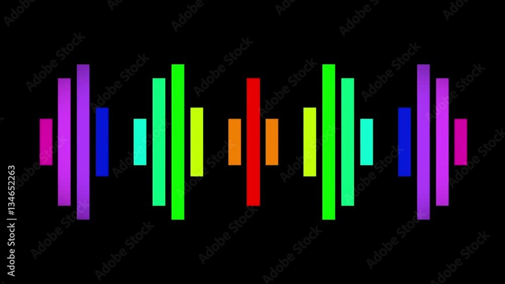 Color Spectrum Bars Stock Video | Adobe Stock