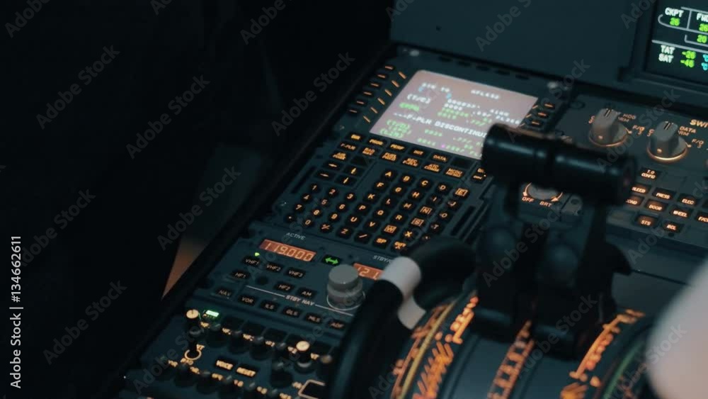 Close shot of cabin interior of Airbus A319 A320 A321. Flight deck and ... Close shot of cabin interior of Airbus A319 A320 A321. Flight deck and ...